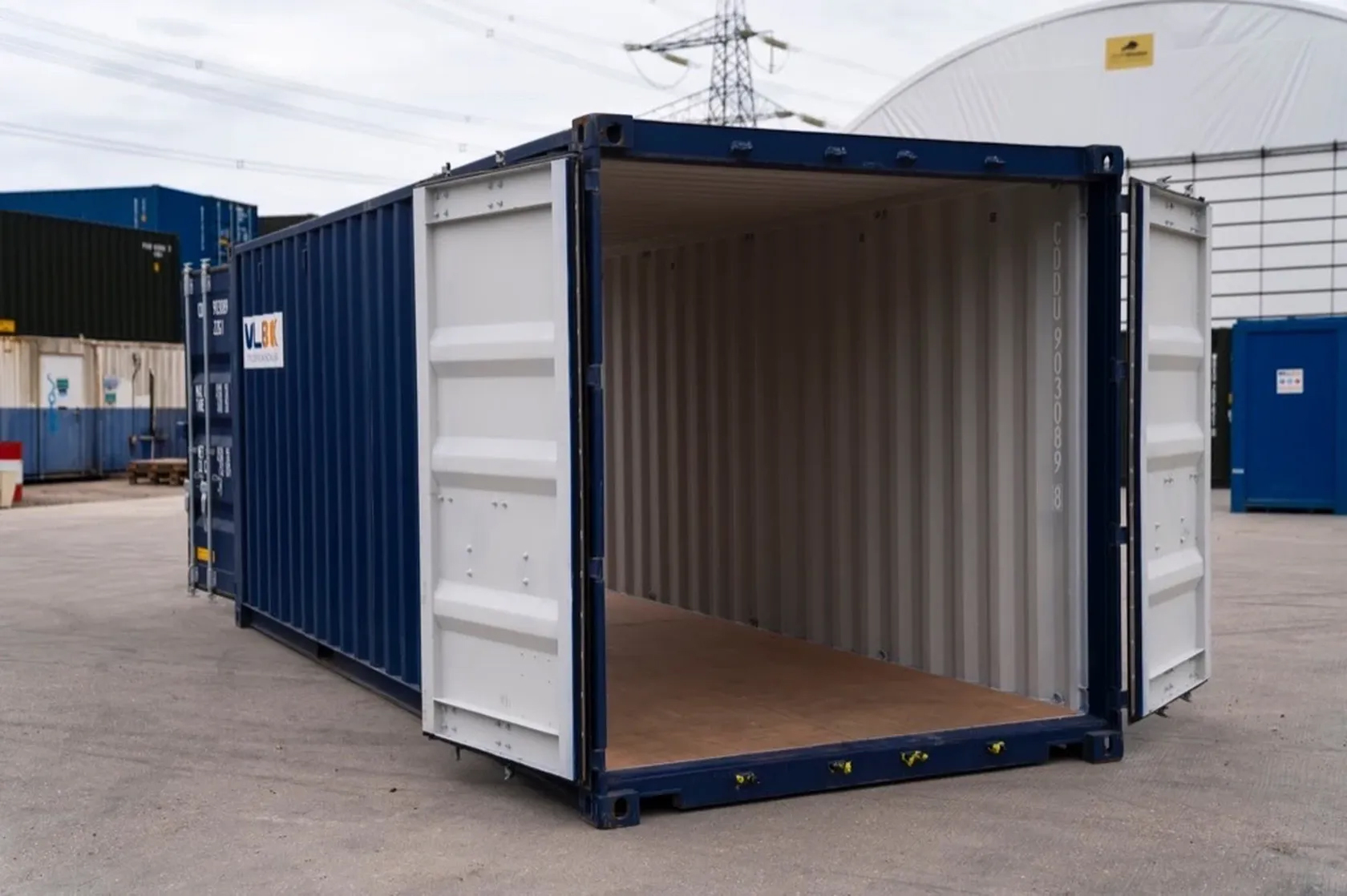 40Ft X 8Ft One Trip Tunnel Container Double End Door – Conex Storage ...